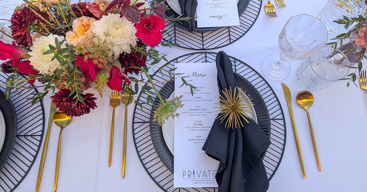 Private Chef Sample Menus in Greater Phoenix/Scottsdale | Privato